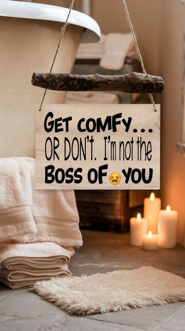 Relax, Refresh, Repeat: 12 Wooden Signs That Set the Mood in Your ...